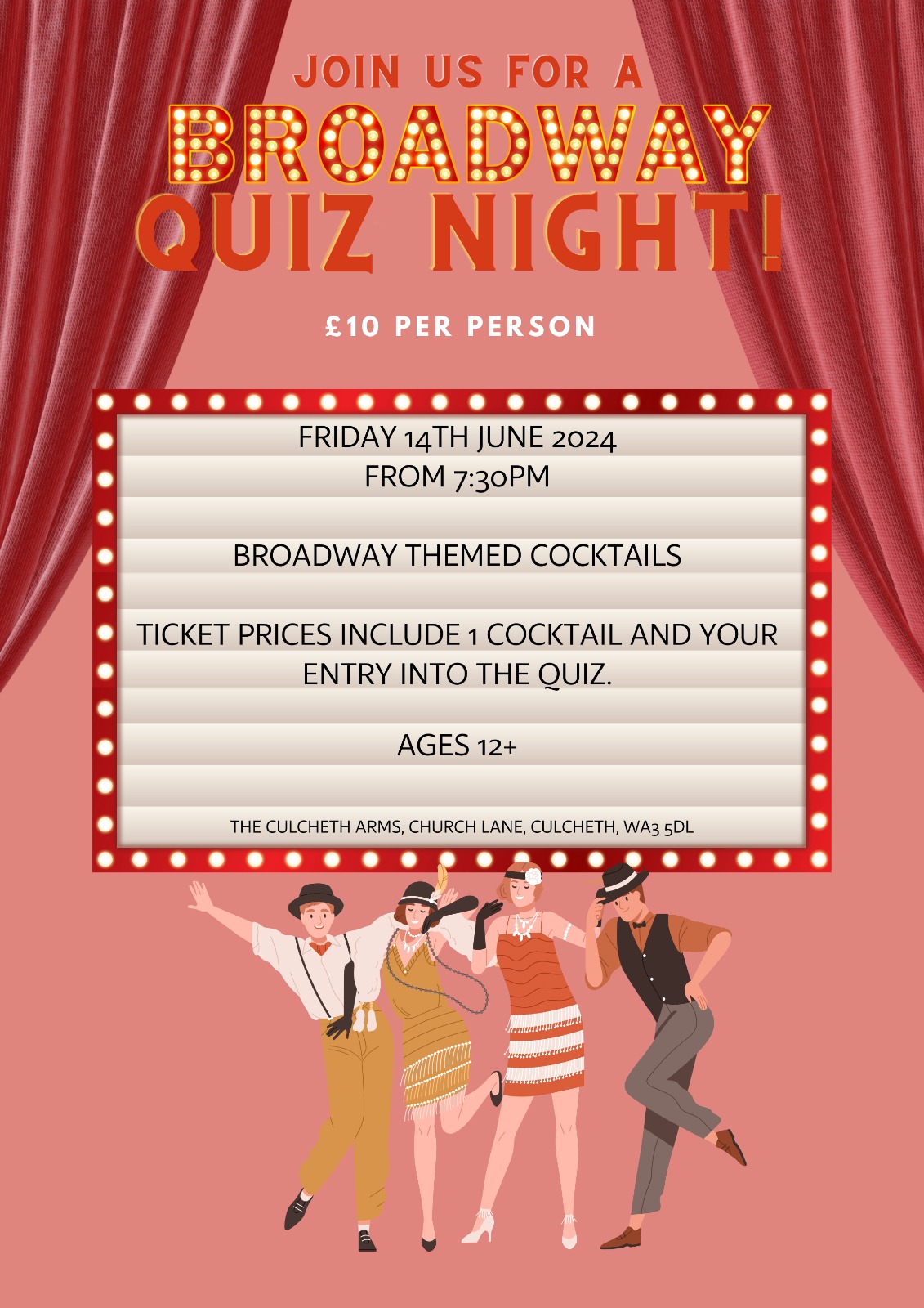 Events | Culcheth Arms | Great Food, Drink & Entertainment